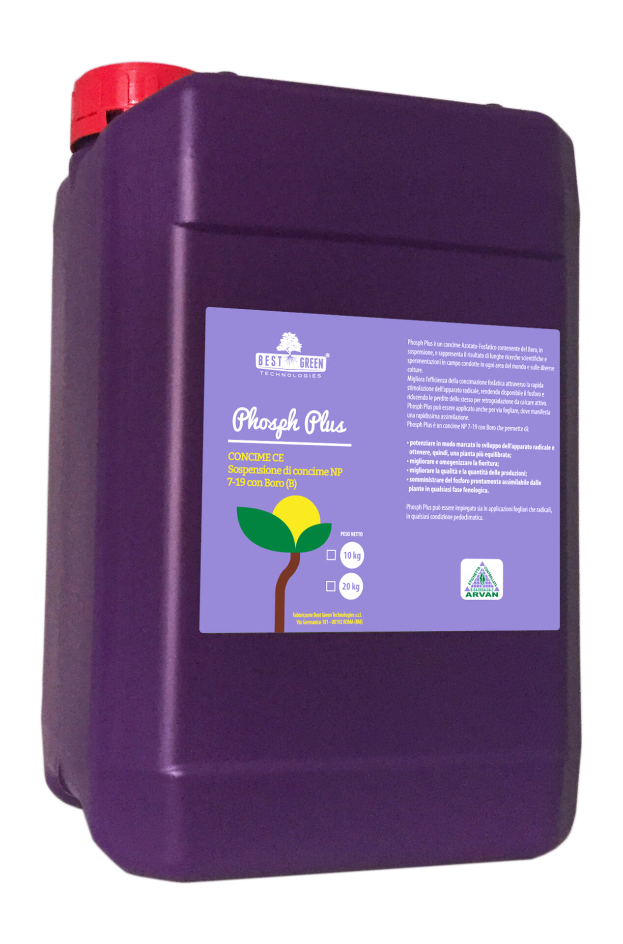 VETAGRO - Prípravky s obsahom FOSFORU (P) - PHOSPH Plus (1200 kg IBC)